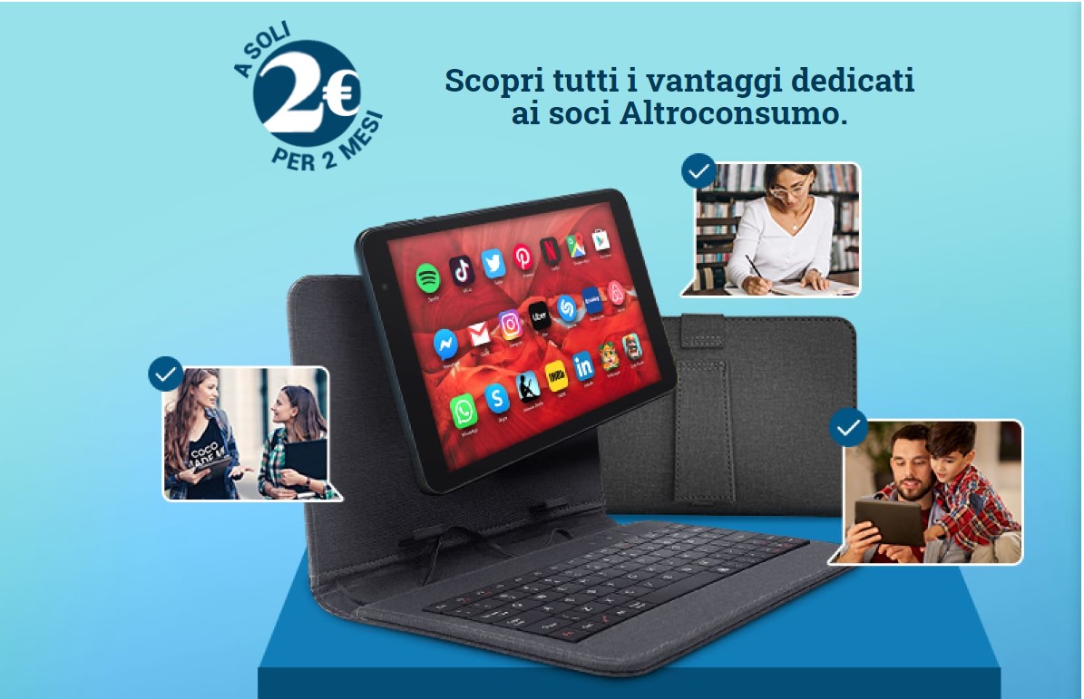 Tablet A 2 Euro Con ALTRONCONSUMO, Scopri Come!- ScontiFy.net