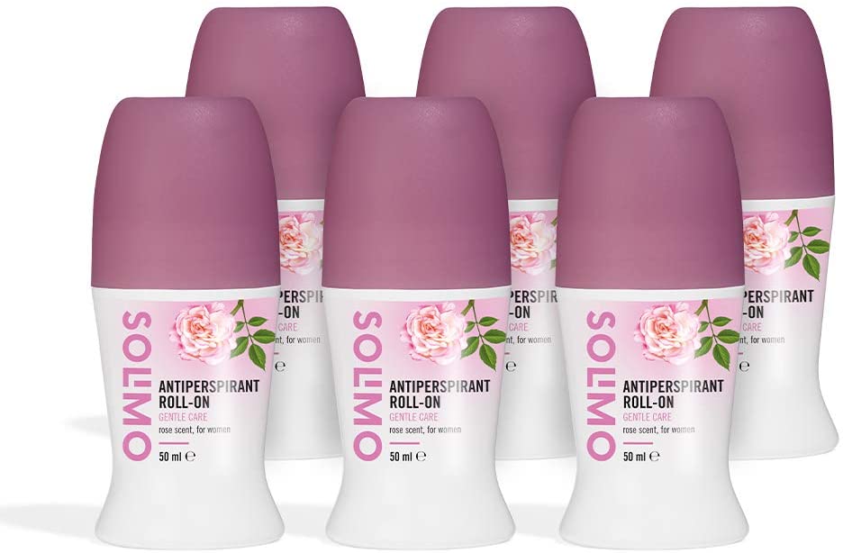 Marchio Amazon - Solimo Deodorante Roll-on Anti-traspirante, Cura ...