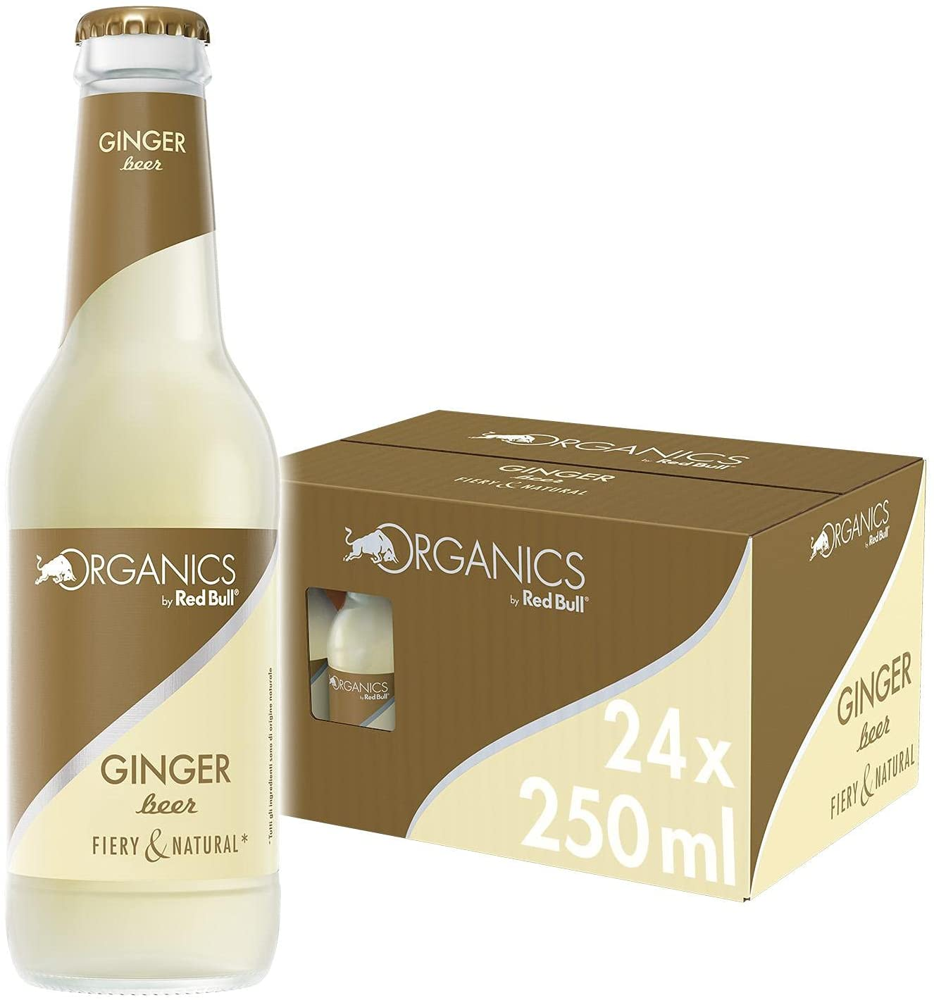 ORGANICS By Red Bull Ginger Beer BIO 250ml (24 Bottiglie Di Vetro ...
