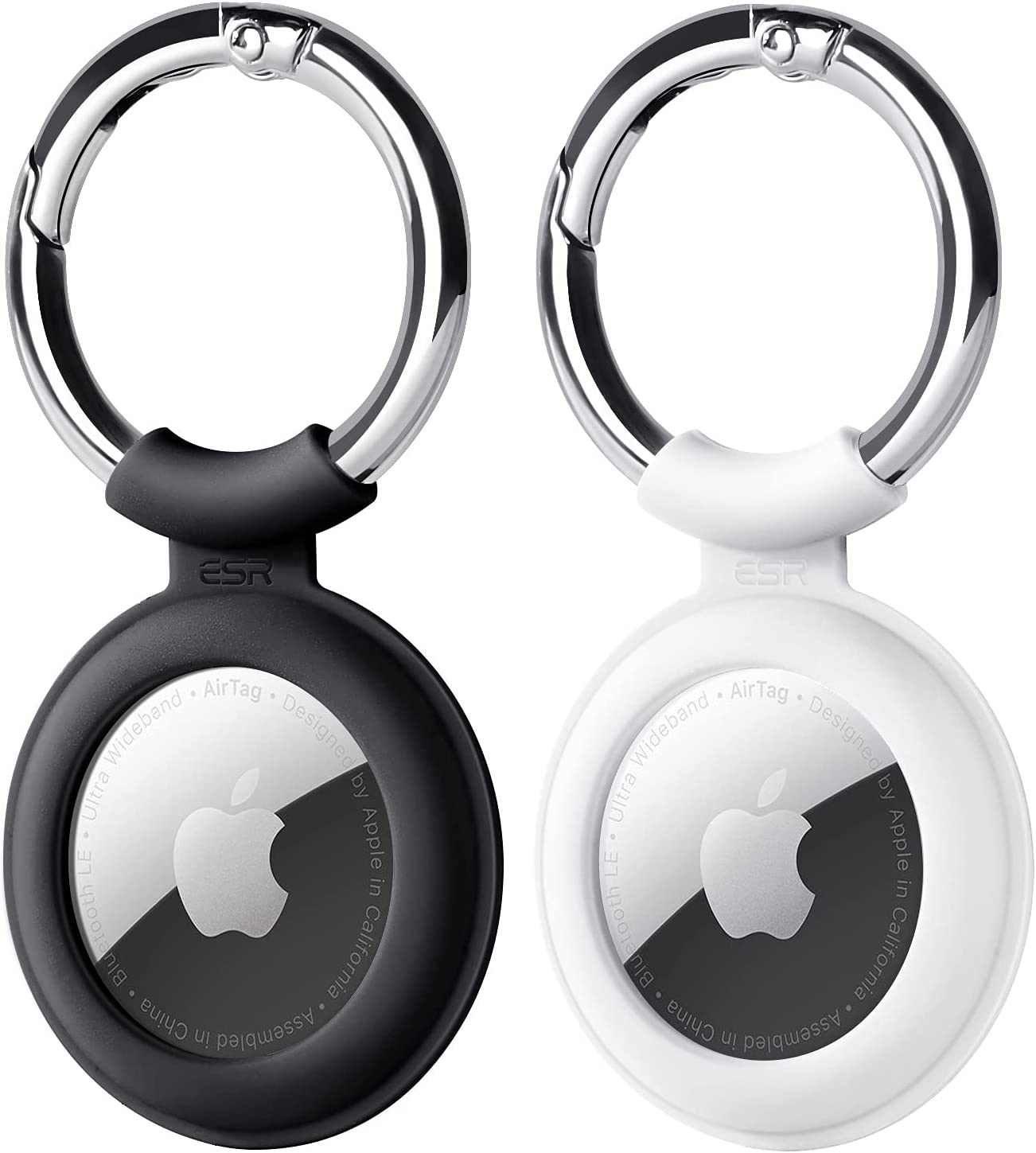 ESR Porta Tag, Cover In Silicone Compatibile Con AirTag (2021), 2 Pezzi ...