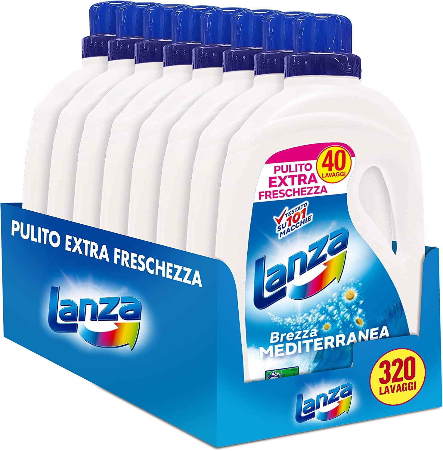Sole Lanza Detersivo Lavatrice Liquido, Pulito Extra Freschezza, Brezza ...