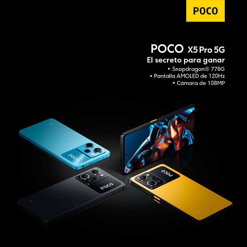 Smartphone Pocophone Xiaomi Poco X5 Pro 5G Dual Sim 8+256GB 6,67" Blue ...