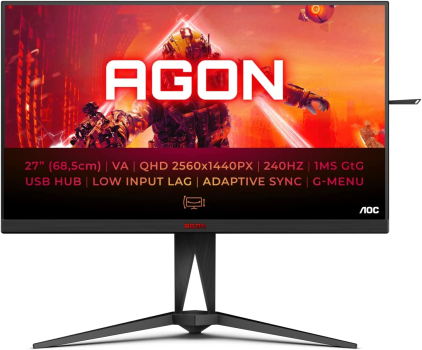 AOC AGON AG275QZN - Monitor Gaming QHD Da 27 Pollici, FreeSync Premium ...