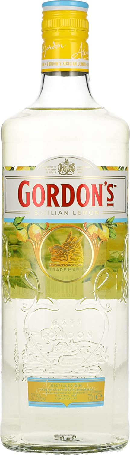Gordon's SICILIAN LEMON Distilled Gin 37,5% Vol. 0,7l - ScontiFy.net ...
