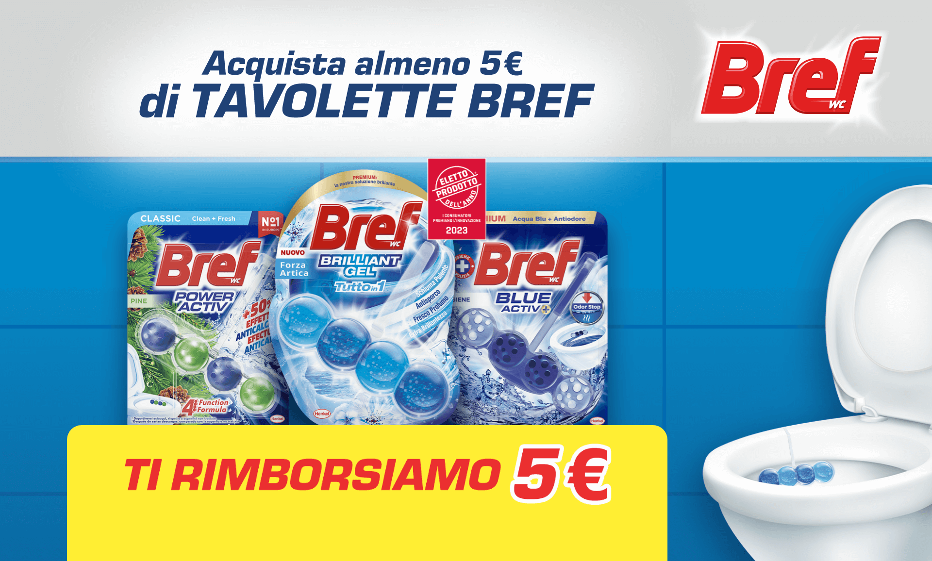 Amazon: Cashback Sui Prodotti Bref Di 5€ - Scontify.net - Offerte E ...