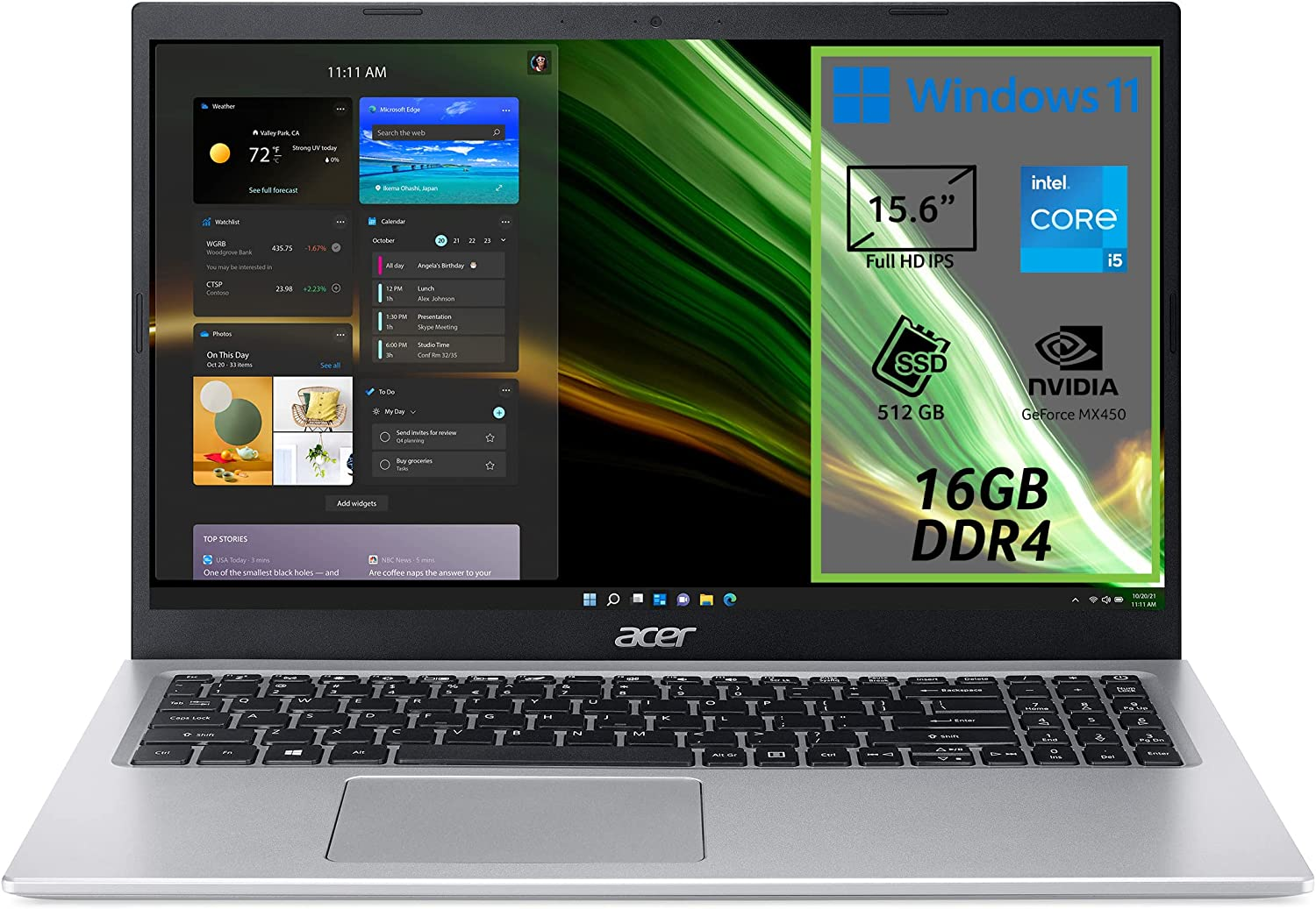 Acer Aspire 5 A515-56G-564E PC Portatile, Notebook, Processore Intel ...