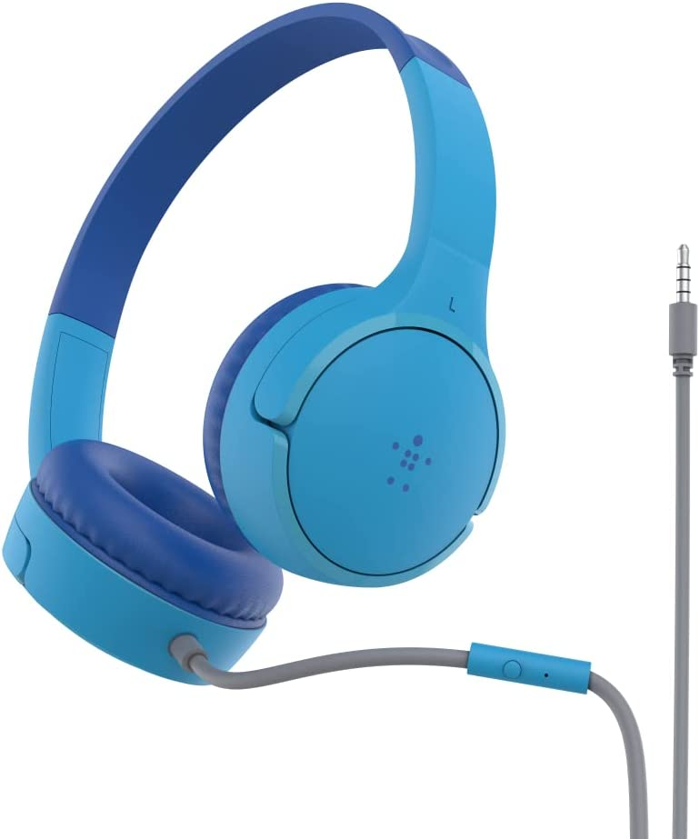 Belkin SoundForm Mini Cuffie On-ear Con Filo Per Bambini, Con AUX Da 3 ...