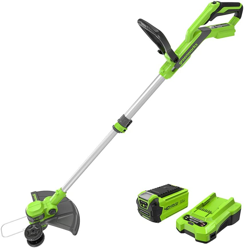 Greenworks G40LT33K2 Tagliabordi Con Ruota A Batteria Per Giardini ...