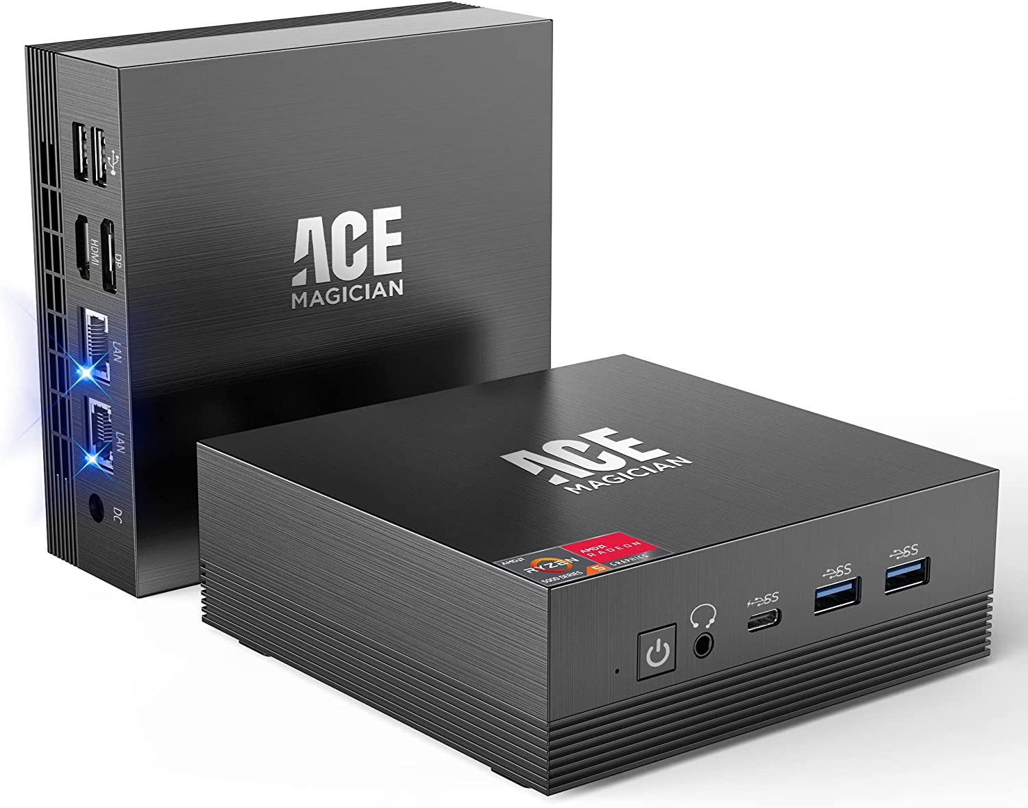 Mini PC, AMD Ryzen 5 5500U(6C/12T, Fino A 4.0 GHz),Mini Desktop ...