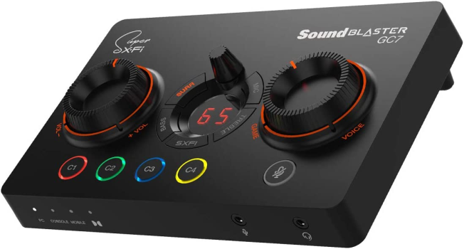 Il 7.1 DAC E Amp Creative Sound Blaster GC7 Per Lo Streaming Di Gioco ... Il 7.1 DAC E Amp Creative Sound Blaster GC7 Per Lo Streaming Di Gioco ...
