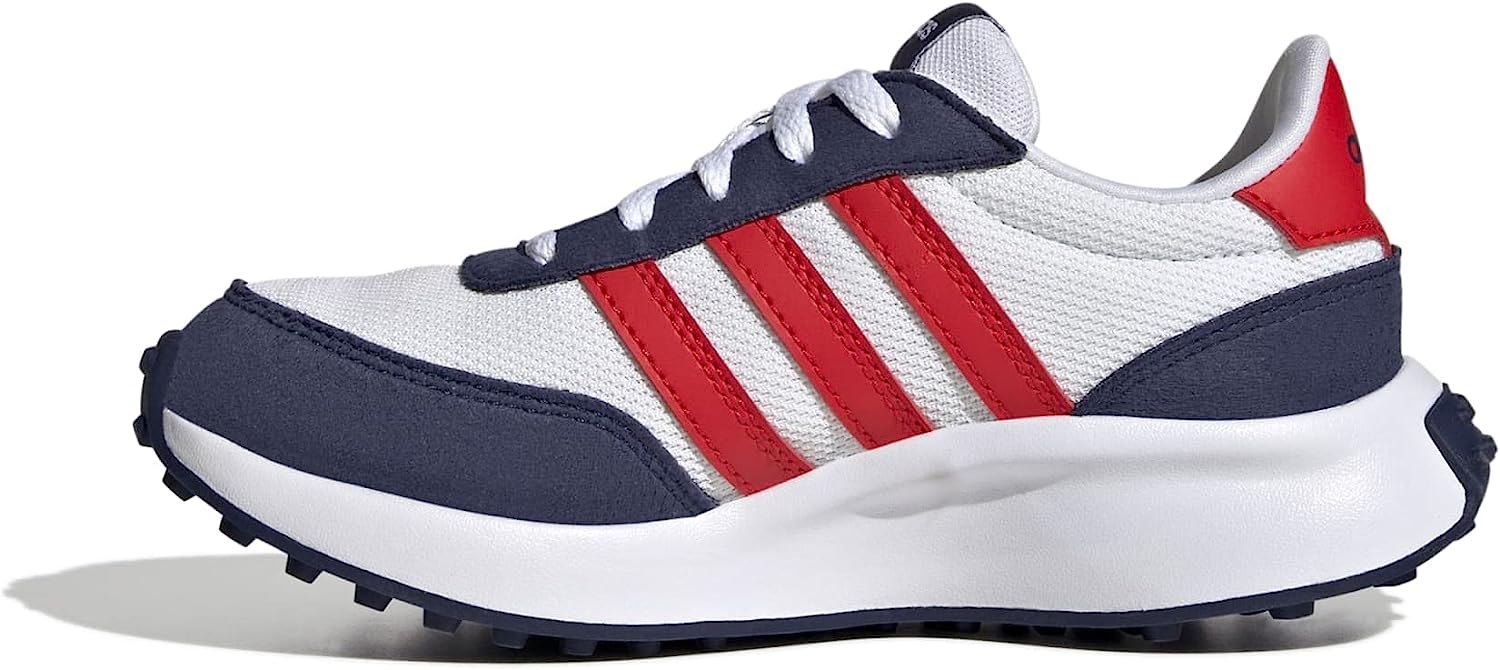Adidas Run 70S K, Shoes-Low (Non Football), Ftwr White/Vivid Red/Dark ...