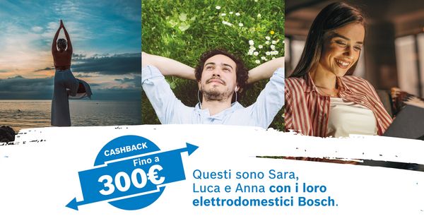 Bosch Cashback 2025: Fino A 300€ Di Rimborso Sugli Elettrodomestici